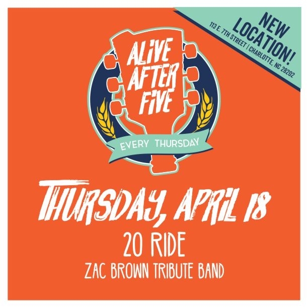 20 Ride LIVE at Alive After Five | Charlottes Got A Lot