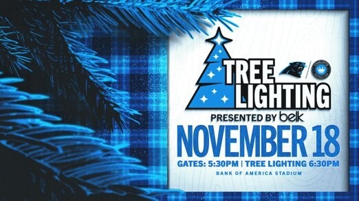 CLTFC & Panthers Tree Lighting | Charlottes Got A Lot